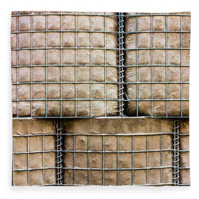China Green Geotextile Square Hole Emergency Bunker Blast Wall for Defense Performance for sale