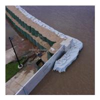 China Hot-dipped Galvanized Gabion Flood Barrier Sand Wall with High Strength Square Hole for sale