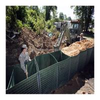 China Beige Green Defense Barrier Sand Defensive Barrier Bastion Wall with Welding Service for sale