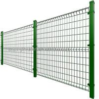 China Front Yard PVC Welded Wire Mesh 3D Fence with Heat Treated Pressure Treated Wood Type for sale