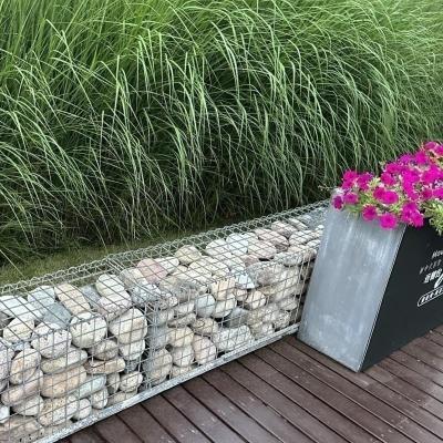 China Manufacture Welded Gabion Planter Box with Aperture 100x100mm and Fence Wire Rock for sale
