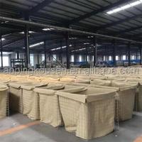 China Square Hole Defensive Barrier Bag Sand Wall Barrier Welded Mesh for sale