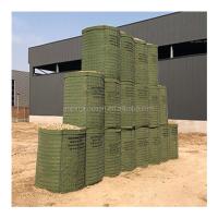 China Q195 Material Square Hole Green Defence Barrier for Defence Protection for sale
