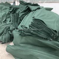 China Q195 Material Square Hole Green Defence Barrier for Defence Protection for sale
