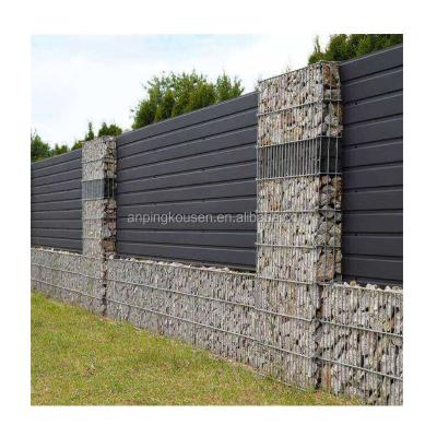 China 200*100*100 Aperture Garden Fence Welded Gabions Galvanized Green for Plant Landscape for sale