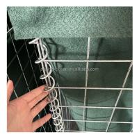 China Galvanized Iron Wire 2x2x1 Green Defence Sand Wall Barrier Bastion Security Bastion for sale