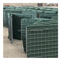 China Earthy Welded Gabion Defensive Barriers Rock Cages Container with 4mm Wire Gauge for sale
