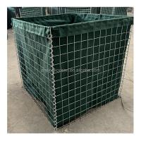 China Earthy Welded Gabion Defensive Barriers Rock Cages Container with 4mm Wire Gauge for sale