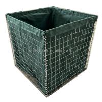 China Customizable Welding Pattern Hot Dipped Galvanized Flood Barrier Gabion for Defensive for sale