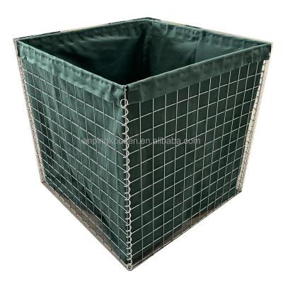 China Customizable Welding Pattern Hot Dipped Galvanized Flood Barrier Gabion for Defensive for sale