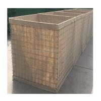 China Customizable Welding Pattern Hot Dipped Galvanized Flood Barrier Gabion for Defensive for sale