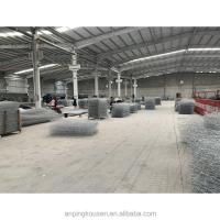 China Galvanized Hexagonal Gabion Baskets with Bending Service and 60x80mm Aperture for sale