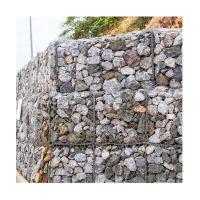 China Supply Galvanized Wire Mesh Hexagonal Gabion Wall Basket Box for River Construction for sale