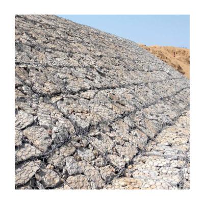 China Retaining Wall Galvanized River Mattress Woven Wire Mesh Hexagonal Stone Box for Sale for sale