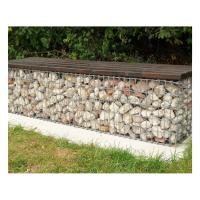China 100x100mm Metal Mesh Cube Gabion Planter Box for Retaining Wall and River Construction for sale