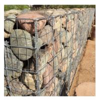 China 100x100mm Metal Mesh Cube Gabion Planter Box for Retaining Wall and River Construction for sale