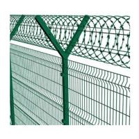 China Low Carbon Steel Wire 3D Fencing Heat Treated and Pressure Treated Wood for sale