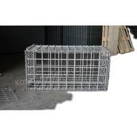 China Welded Gabion Wire Mesh Baskets with Galvanized Iron Wire and Wire Gauge 3-6mm for sale