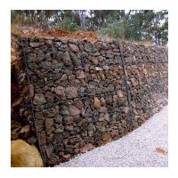 China Galvanized Woven Gabion Mesh for Long-lasting Retaining Walls 2.0mm-4.0mm Wire Gauge for sale