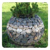 China Garden Fence Galfan Coated Welded Gabion Baskets in Square Hole Shape for Landscaping for sale