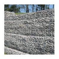 China 80x120mm Aperture Woven Wire Mesh Boxes Galvanized Gabion Box for Your Requirements for sale