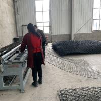 China 80x120mm Aperture Woven Wire Mesh Boxes Galvanized Gabion Box for Your Requirements for sale