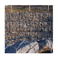 China Hole Shape Hexagonal Gabion Wire Mesh Protect Zinc Coated Gabion Box Stone Cage Mesh for sale