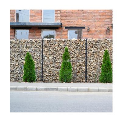 China Customizable Galvanized Welded Gabion Stone Cage Design with PVC Coated Iron Wire for sale