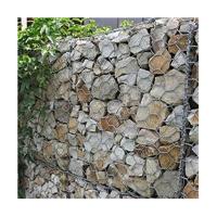 China Stone Filled Woven Mesh Gabion Basket Retaining Wall Design for Seawall Protection for sale