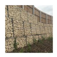 China 80x100mm Aperture PVC Coated Gabion Box Wire Fencing for TT/Western Union Payment Term for sale