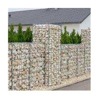 China Yellow Galvanized Welded Gabion Stone Cage with 3-6mm Wire Gauge for sale