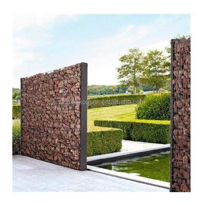 China Artistic Hot Galvanized Galfan Coated 4mm Wire Gabion Basket for Stone Retaining Wall for sale