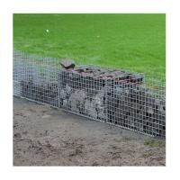 China Galvanized PVC Coated Welded Gabion Basket Wall for Aesthetic and Sturdy Construction for sale