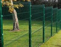 China PVC Coated Galvanized 3D Metal Fence Panels for Road Garden Land School Playground for sale