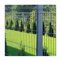 China Rectangle Fencing Galvanized Wire Mesh Fence for Curved Mesh Sale Triangle Bended Fence for sale