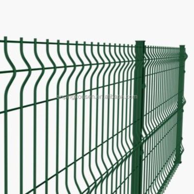 China V Fold Welded Wire Mesh Commercial Fence Panel for 5.0mm Heat Treated Iron Wire Fence for sale