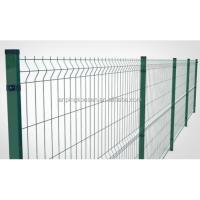 China V Fold Welded Wire Mesh Commercial Fence Panel for 5.0mm Heat Treated Iron Wire Fence for sale