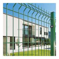 China 3D Curved Welded Wire Mesh Panel Security Fence with Pressure Treated Heat Treated Wood for sale