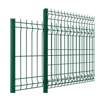 China Rectangle Hot-Dipped Galvanized Mesh Fence Coated Welded 3D PVC Fencing for Your Benefit for sale