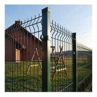 China Rectangle 3D Metal Wire Fence Panel Home Garden Welded Wire Mesh Fence for Your Garden for sale