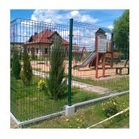 China Low Carbon Steel Wire Hot Dipped Galvanized 3D Curved Fence for Garden and Arena Sale for sale