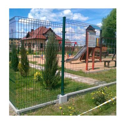 China Low Carbon Steel Wire Hot Dipped Galvanized 3D Curved Fence for Garden and Arena Sale for sale