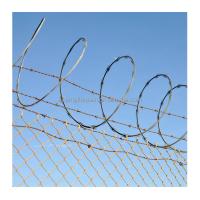 China Galvanized/PVC Coated Razor Barbed Wire Mesh Fence for Prison Security at Affordable for sale