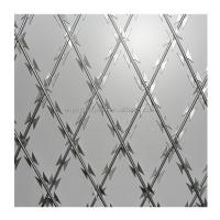 China Double Twist PVC Barbed Wire Razor Wire at Affordable for 7.5cm-15cm Barb Distance for sale