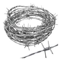 China Single Razor Type Iron Wire Garden Farm Anti-Climbing Stainless Steel Razor Wire for sale