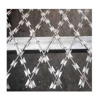 China Galvanized Steel Wire Single Razor Bto-22 Cbt-60 Cbt-65 Concertina Razor Barbed Wire for sale