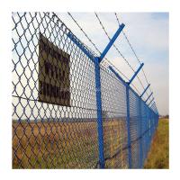 China Rectangle PVC Coated Decorative Garden Fences for Airports 3D Wire Mesh Fence for sale