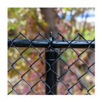 China Pressure Treated Wood Galvanized Chain Link Fence for Garden Decoration PVC Coating for sale