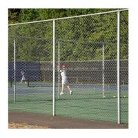 China Pressure Treated Wood Galvanized Chain Link Fence for Garden Decoration PVC Coating for sale