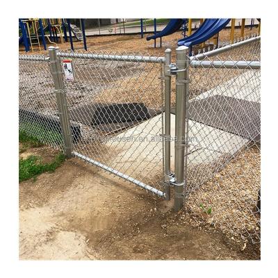 China Galvanized Security Chain Link Fence for Temporary Garden Sports Ground Protection for sale